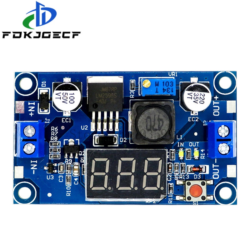 DC-DC Buck Step Down Module LM2596 DC/DC 4.0~40V to 1.25-37V Adjustable Voltage Regulator With ...