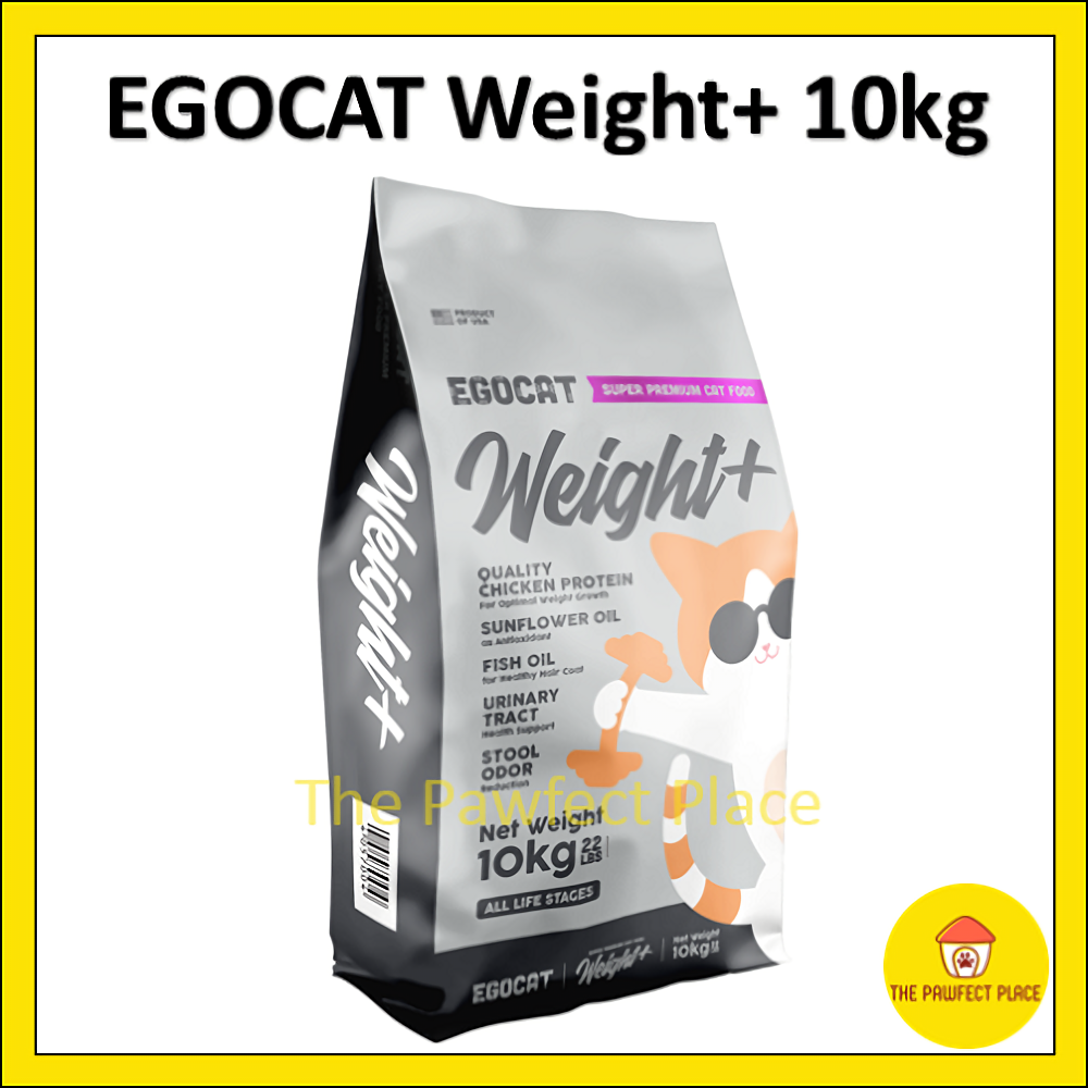 Egocat Weight+ Super Premium Cat Food 10kg (For All Life Stages) Made ...