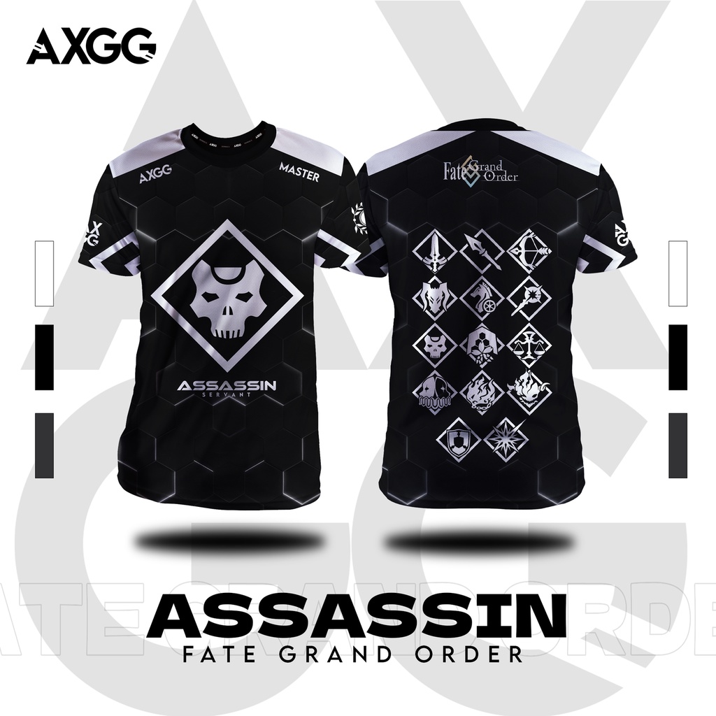 2023 in stock AXGG " Fate Grand Order - Assassin " Anime T-Shirt ...