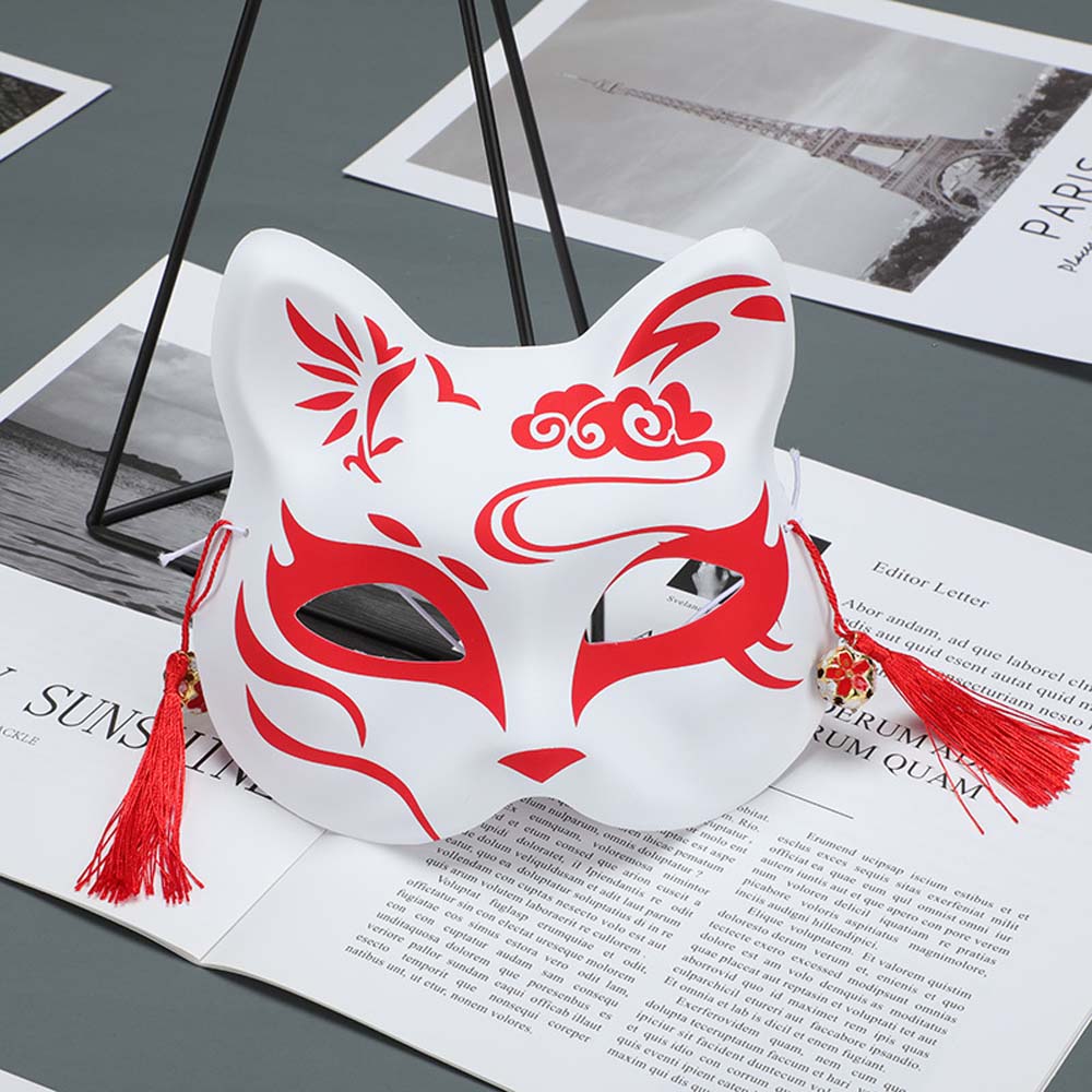 Masquerade Party With Tassels&Bell Cat Cosplay Japanese Anime Anime ...