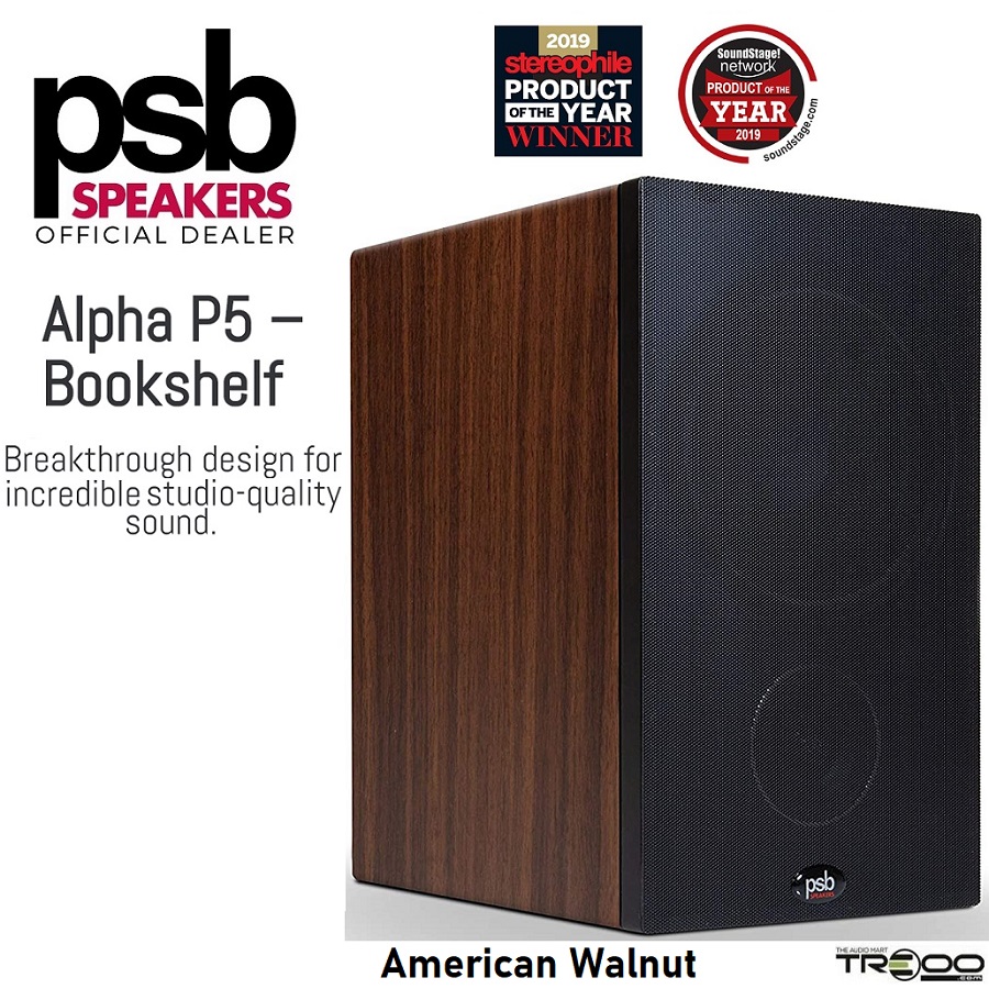 PSB Alpha P5 2-Way Passive Desktop Bookshelf Speakers | Lazada Singapore