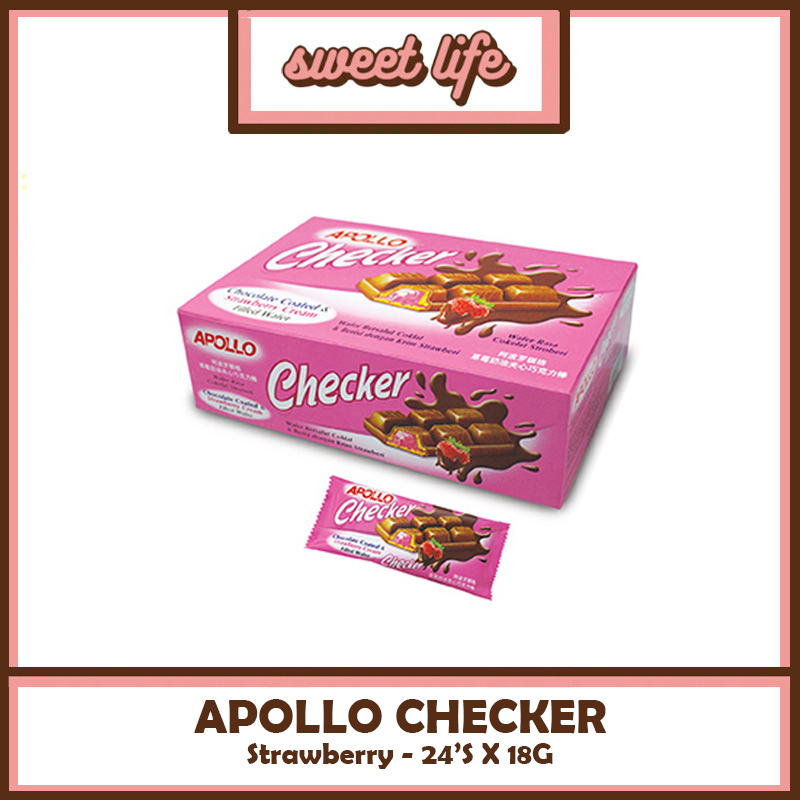 APOLLO CHECKER CHOCOLATE WAFER BARS (5TYPES)(thc) | Lazada