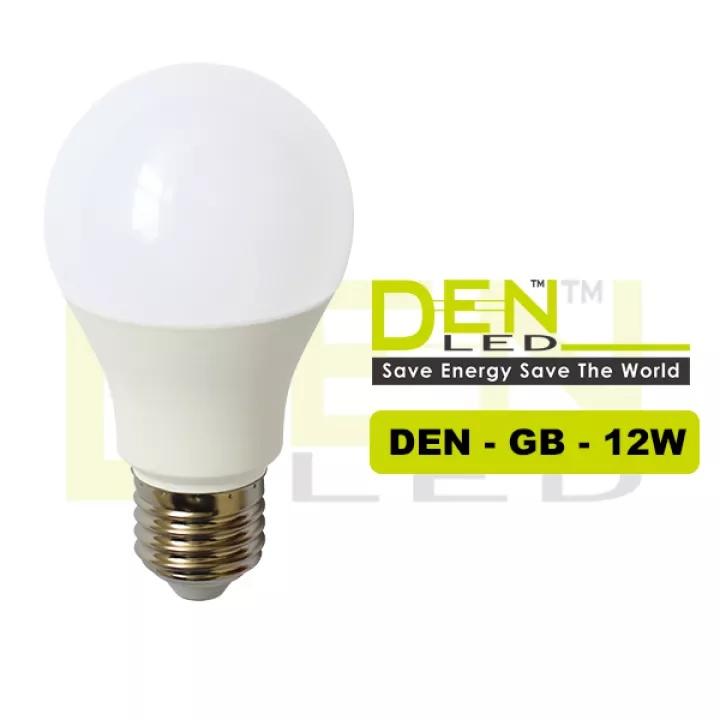 [DEN] LED Globe Bulb GB 12W E27 RED | Lazada