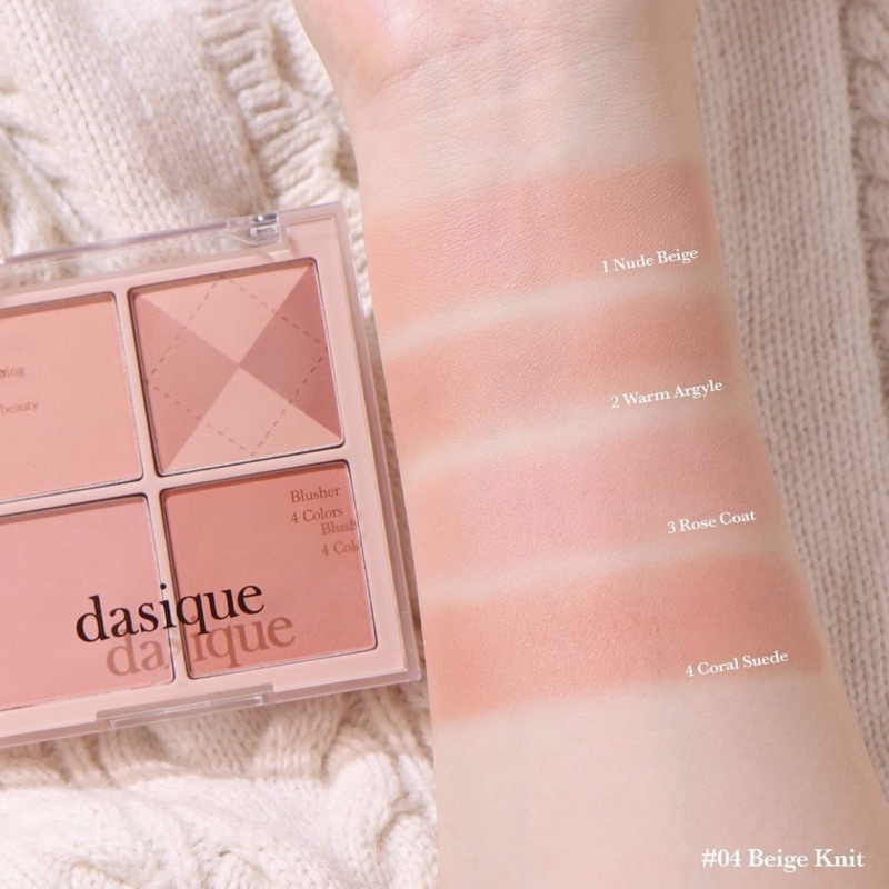 (แท้พร้อมส่ง) DASIQUE KNIT COLLECTION EYESHADOW BLUSH - ARAYAWU ...