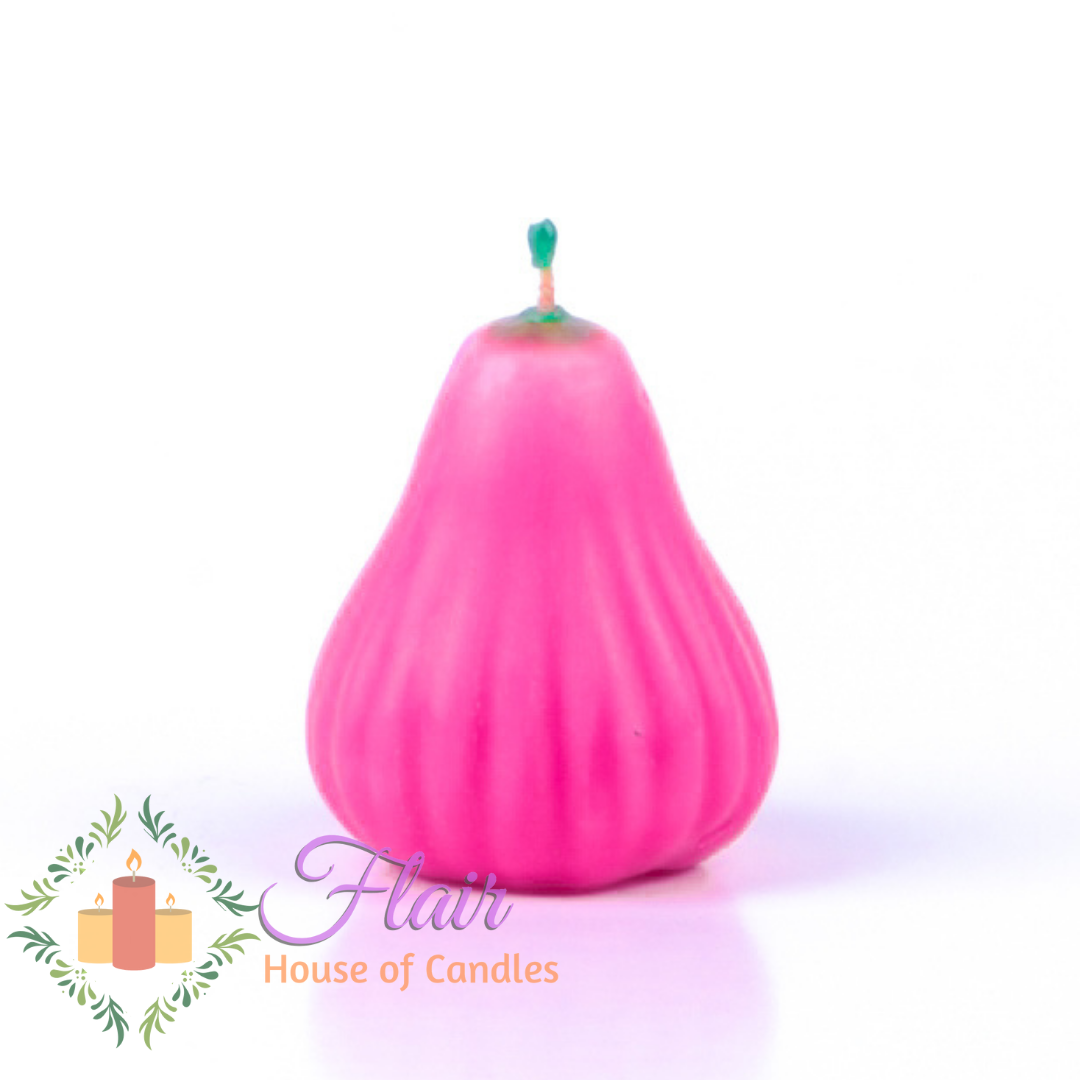 Flair Scented Macopa Fruit Candle Smokeless Realistic Decorative 1pc ...