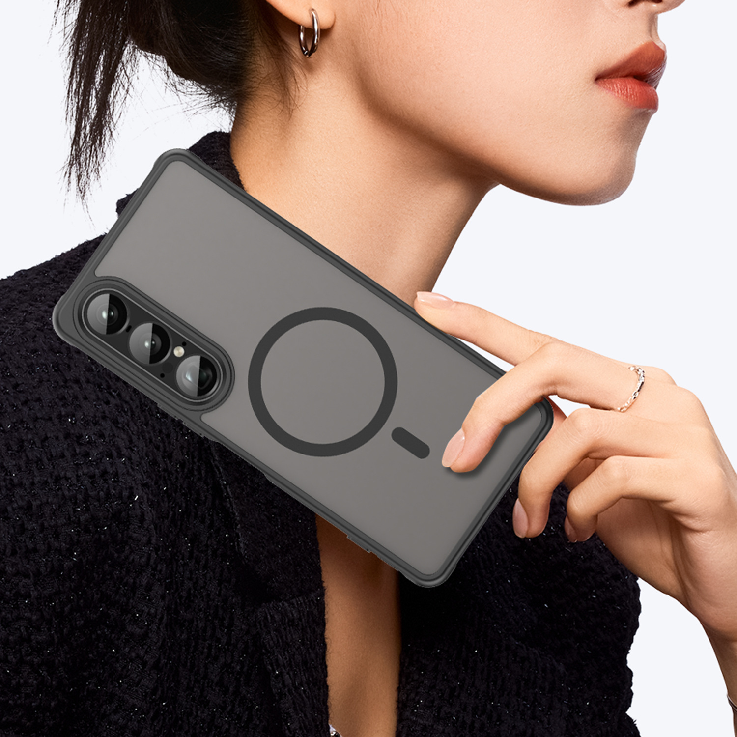 Sony Xperia 1 VII Phone Case,Magnetic Shockproof Phone Case,Transparent ...