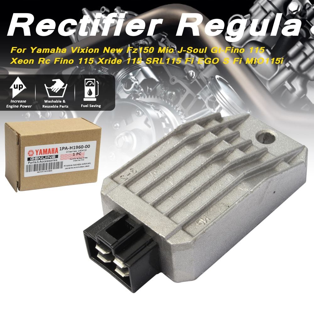 Genuine Rectifier / Regulator YAMAHA VIXION Mio J Soul GT 115 Fino Fi ...