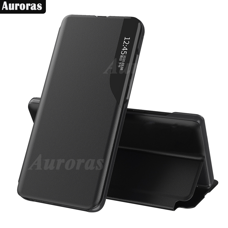 For Xiaomi Poco F6 Smart Window View Protection Flip Phone Case Housing ...