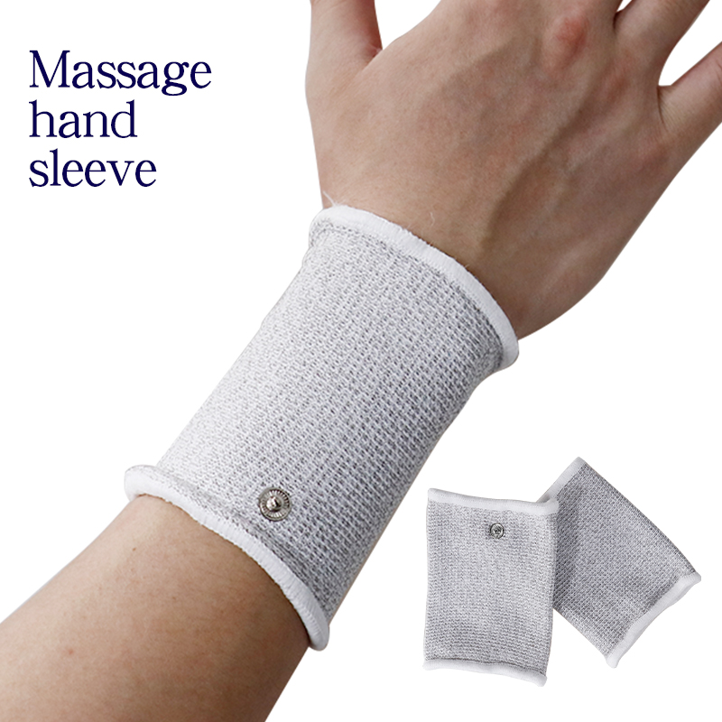 【GlowBound】Conductive Silver Fiber EMS Electrode Massage Wrist ...