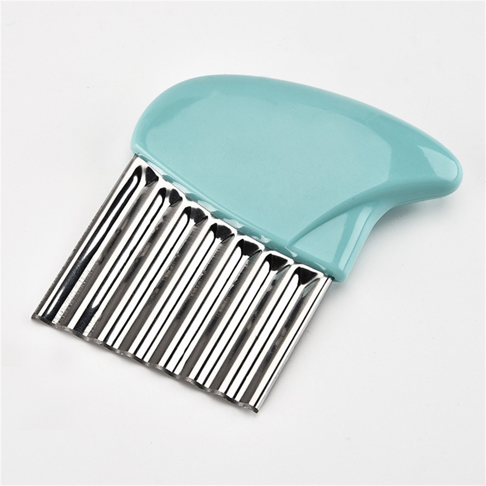 【Innovative design】1pc potato slices pink blue Wave onion potato slices ...