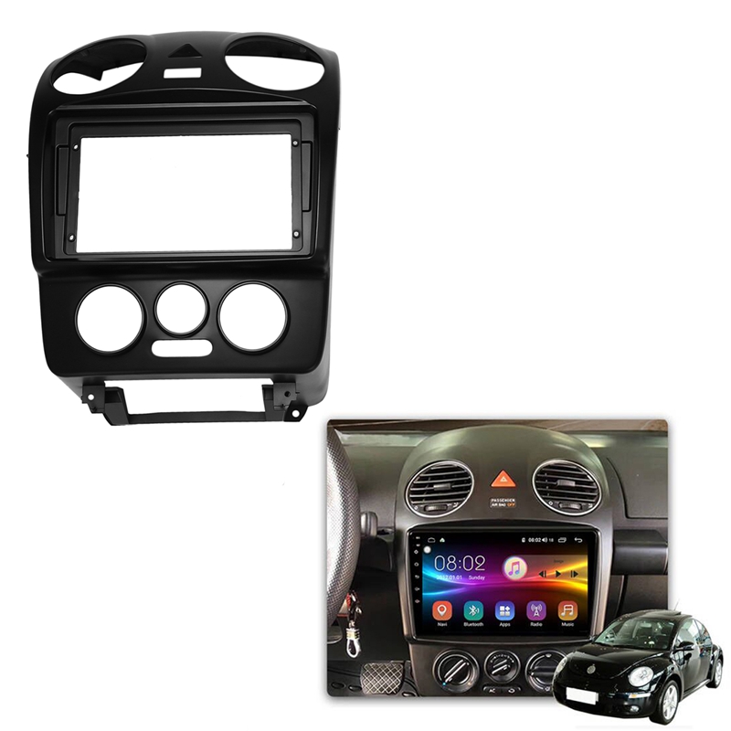 2Din Car Radio Fascia for Beetle 2004-2010 DVD Stereo Frame Plate ...