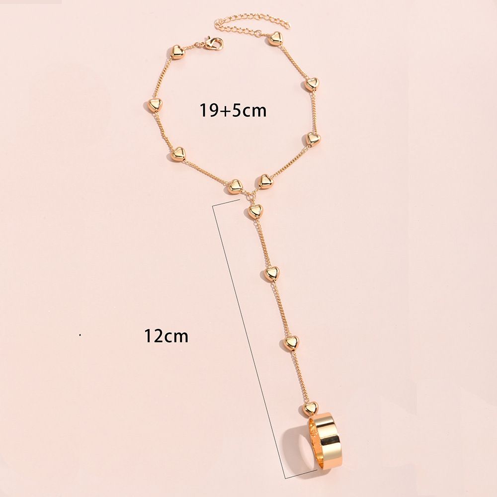 Adjustable Tassel Layered Wrist Chain Hand Accessories Bracelet Linked ...