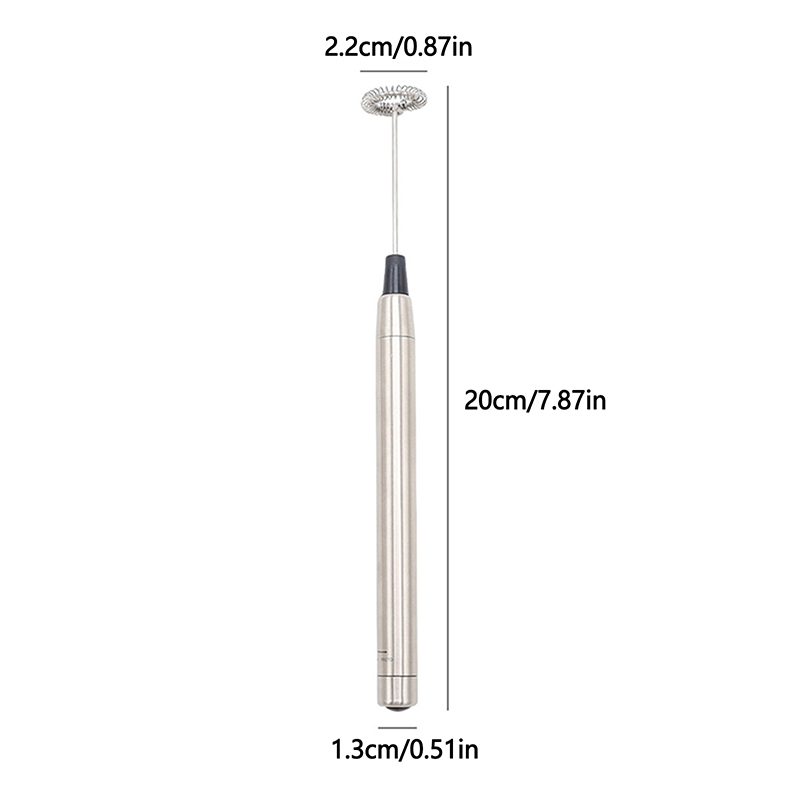 Mini Milk Frother Handheld Electric Foam Maker Battery Operated ...