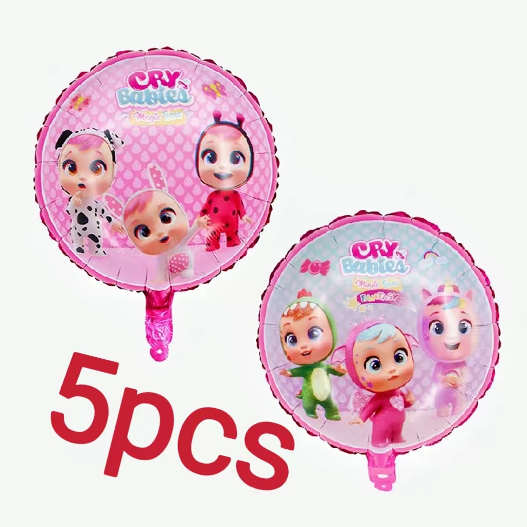 18 inches Round Cry babies magic tears theme happy birthday party ...