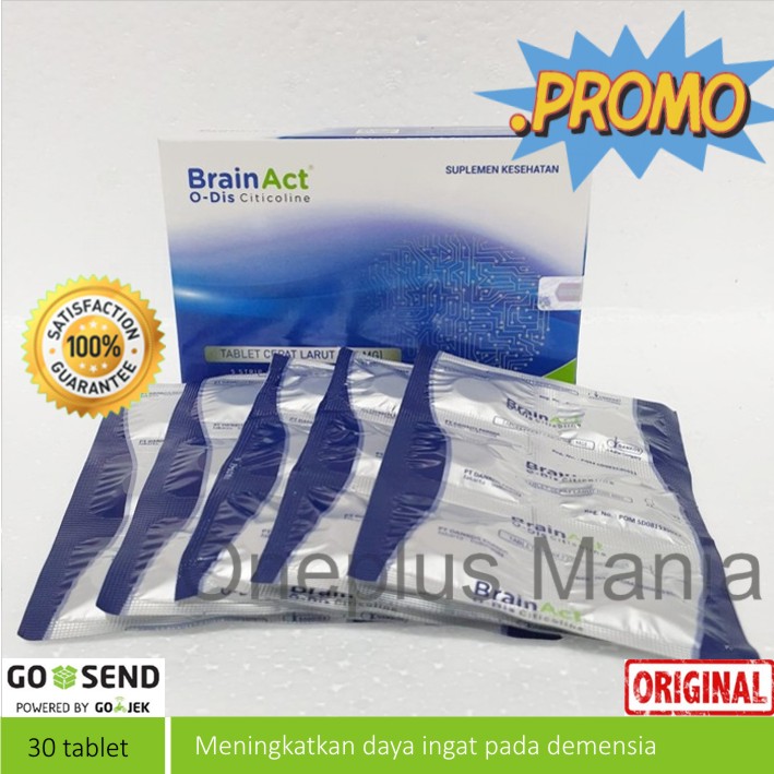 BRAINACT ODIS 500 MG BOX ISI 30 TABLET | Lazada Indonesia