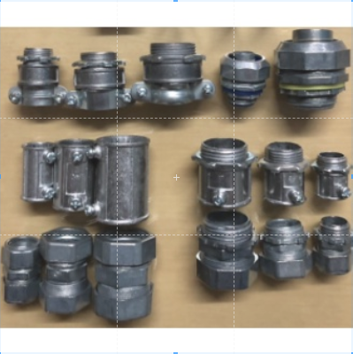 STRAIGHT CONNECTOR EMT CONNECTOR COUPLING LQT LIQUID TIGHT COMPRESSION ...