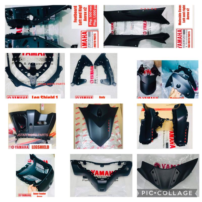 inner fairings set (front and side) Aerox v2 v3 yamaha genuine | Lazada PH