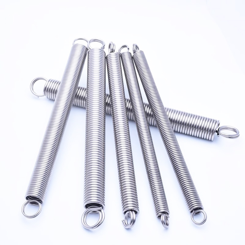 2Pcs 304 Stainless Steel Extension Spring Wire Dia 1.5mm O Ring Hook ...