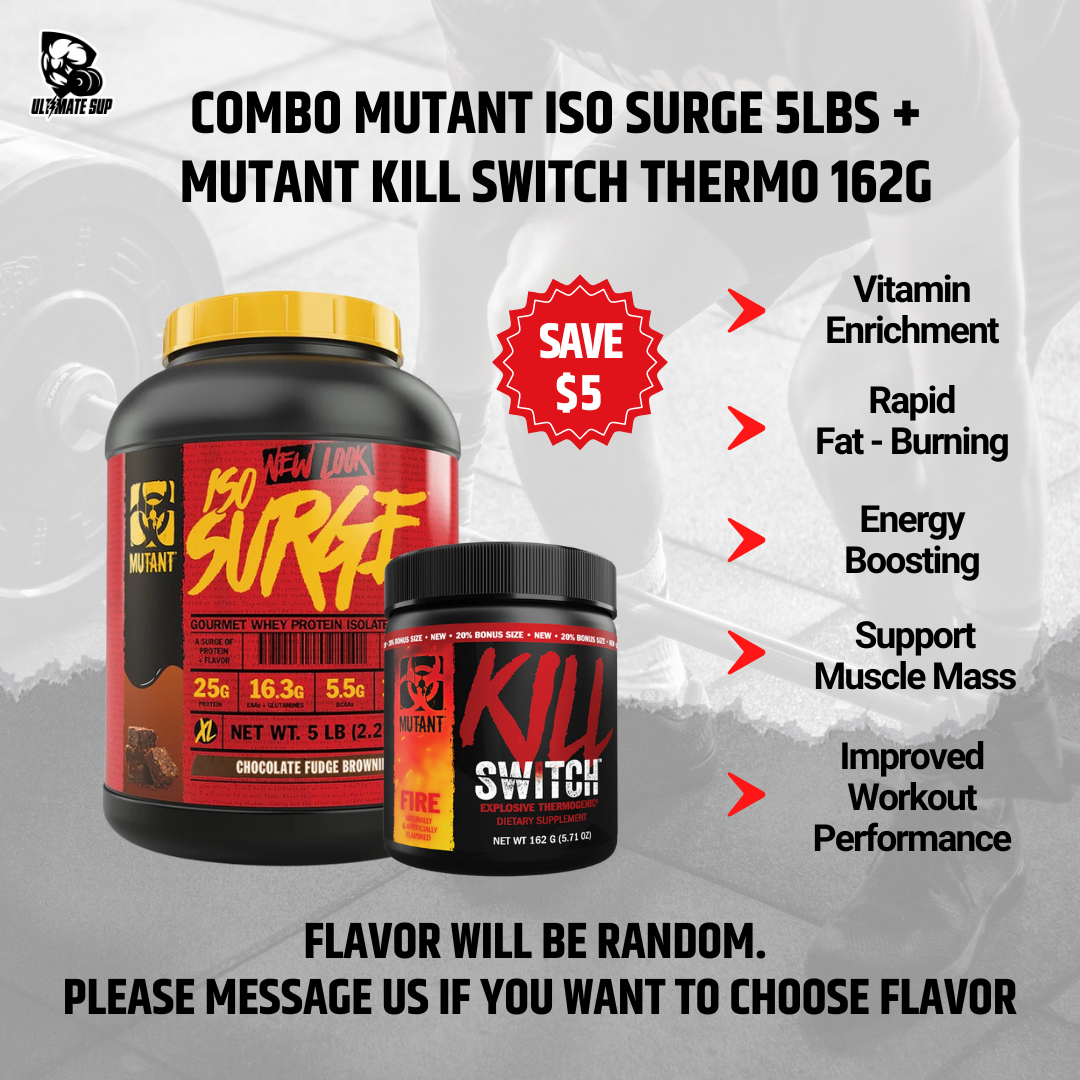 Mutant, ISO Surge, Whey Protein Isolate, Low Carb, Low Fat, Build ...