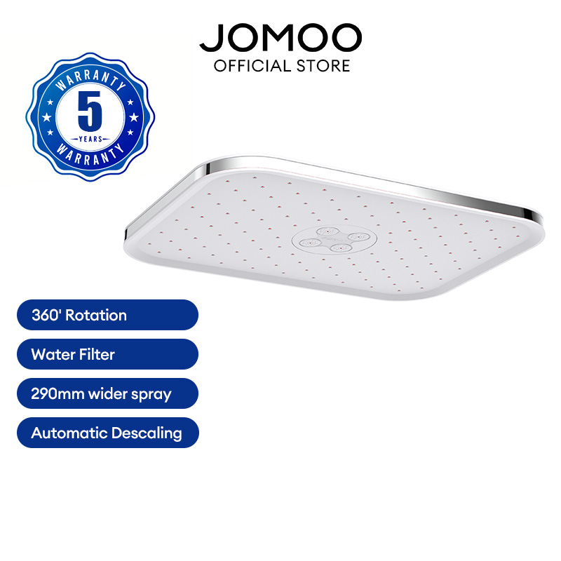 【Fast Delivery】JOMOO Square Rainfall Shower Head with Single Function G185021-1W01-2 | Lazada ...