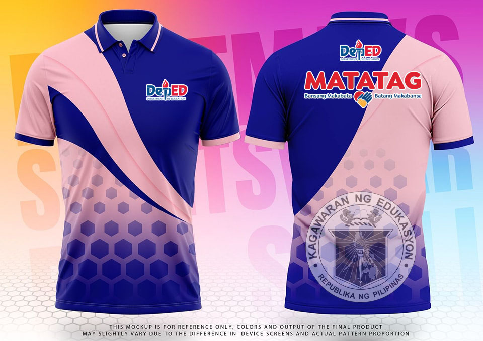DEPED MATATAG POLO SHIRT UNIFORM FULL SUBLIMATION POLO-Shirt FOR WOMEN ...