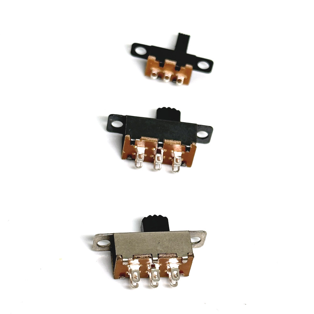 1/30 Pcs 2 Position Dpdt 2p2t Panel Mount Vertical Slide Switch 6 Pin 0 ...