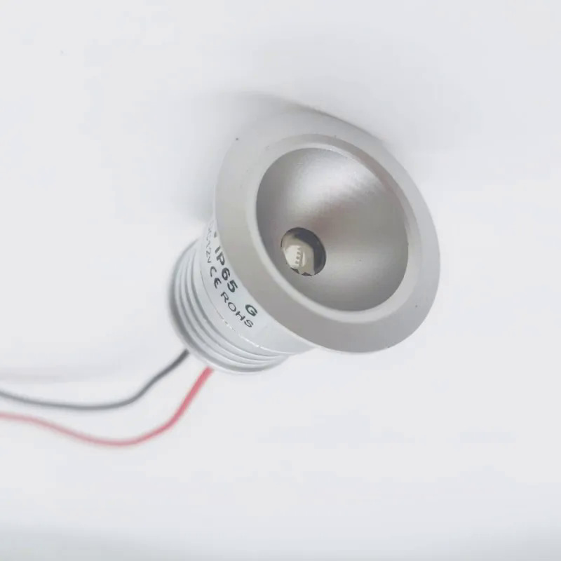 fRGB 1W IP65 12V 24V 15mm 25mm Spotlight Lamp LED Mini Indoor Dimmable ...