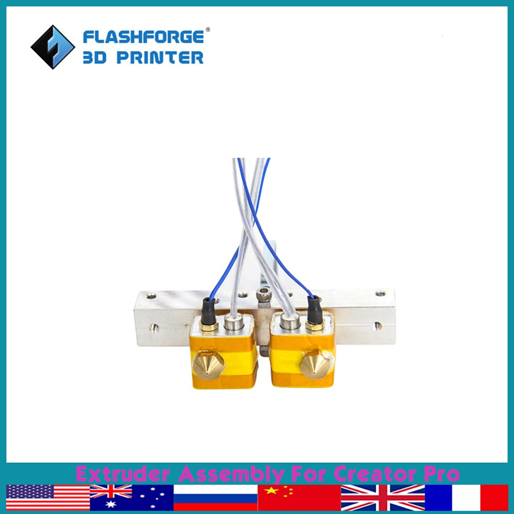 Flashforge 3D Printer Parts Dual Extruder Assembly For Creator Pro ...