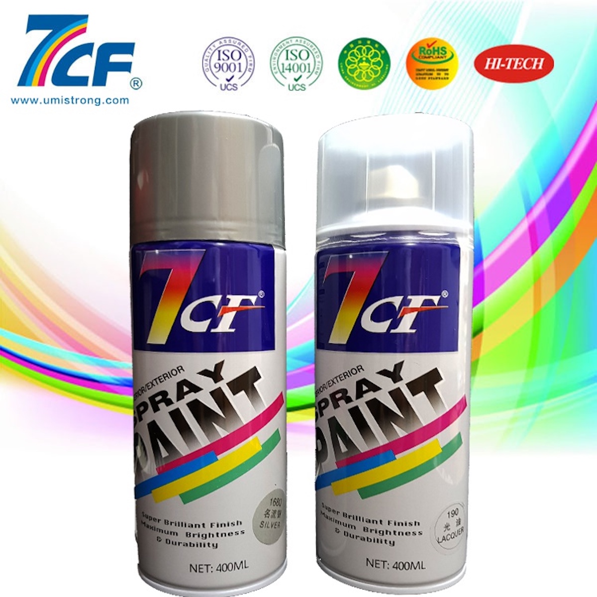 7CF Acrylic Fast Dry Spray Paint 400ml (Various Colors) | Lazada Singapore