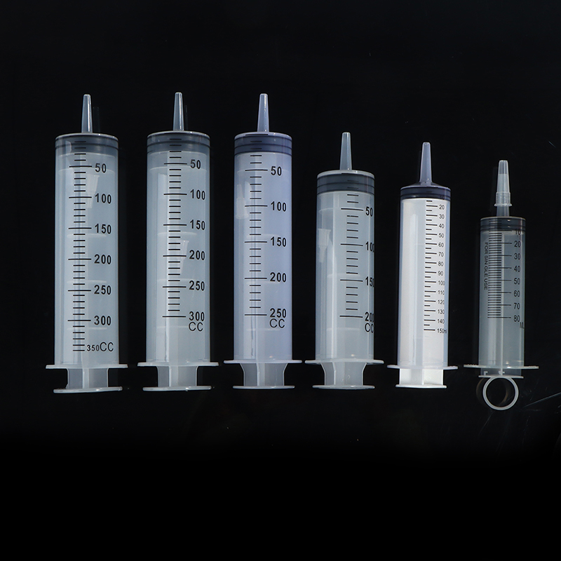 80ml-350ml Large Hydroponics Nutrient Reusable Measuring Syringe +Tube ...