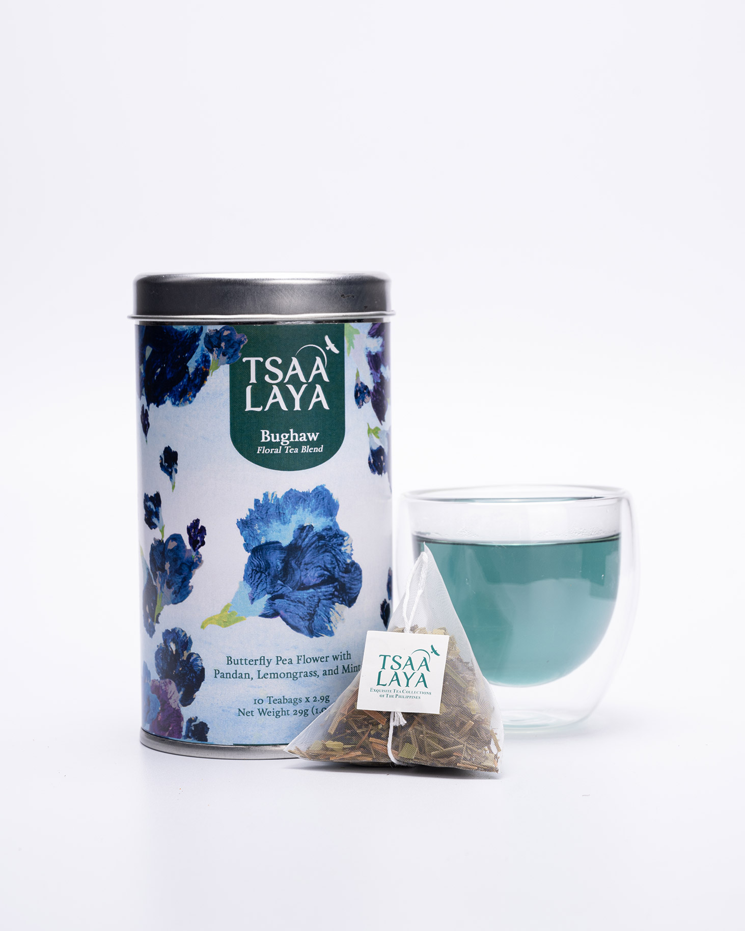 Tsaa Laya: Bughaw Tea - Canister of 10 Teabags | Lazada PH
