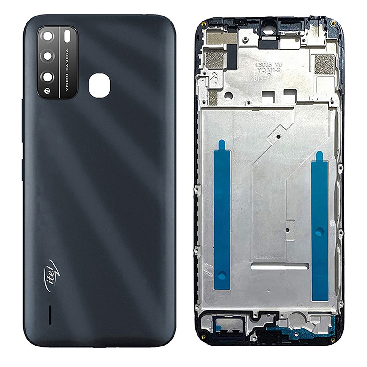 iTel Vision 1 Pro Middle Frame Housing with Power Volume Buttons ...