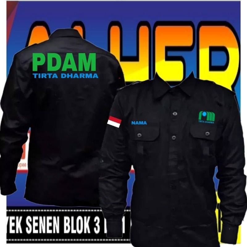 Kemeja PDAM Tirta DHARMA baju PDAM Tirta DHARMA seragam PDAM Tirta DHARMA Pdh PDAM Tirta DHARMA ...