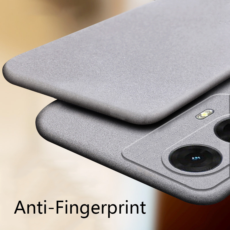 Biruiqu For Motorola Moto G85 Shockproof Anti Slip Soft TPU Sandstone ...