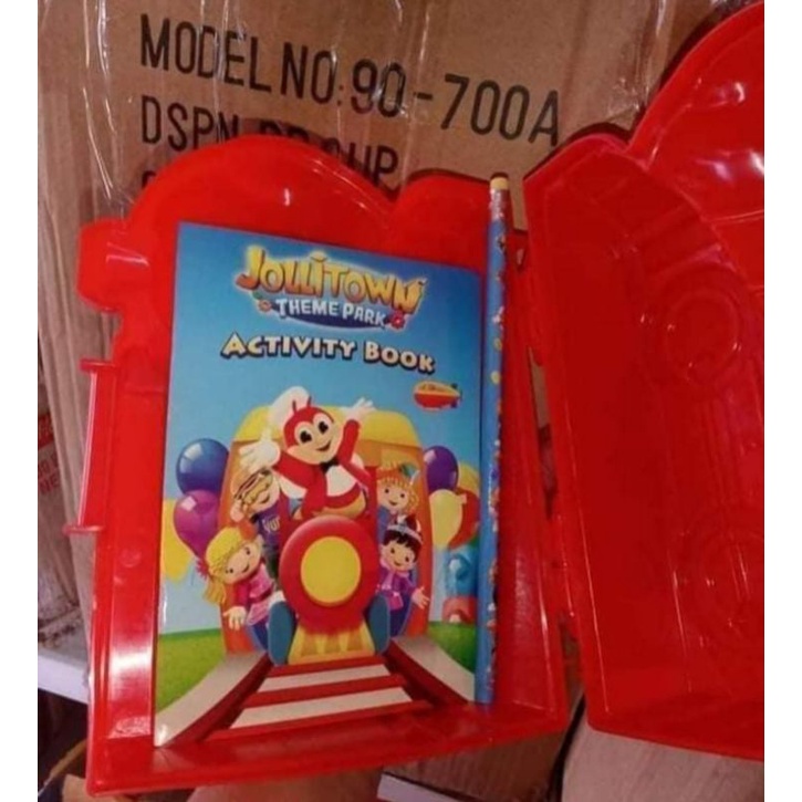 C ??Jollibee Lunchbox??With Pencil & Activity Book | Lazada PH