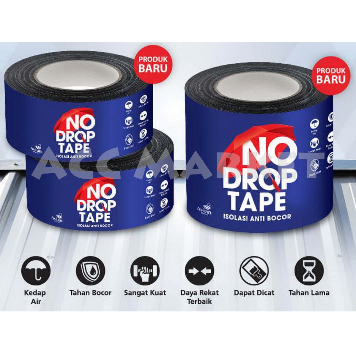 No Drop Tape Lakban Anti Bocor Isolasi Atap Pipa Air | Lazada Indonesia