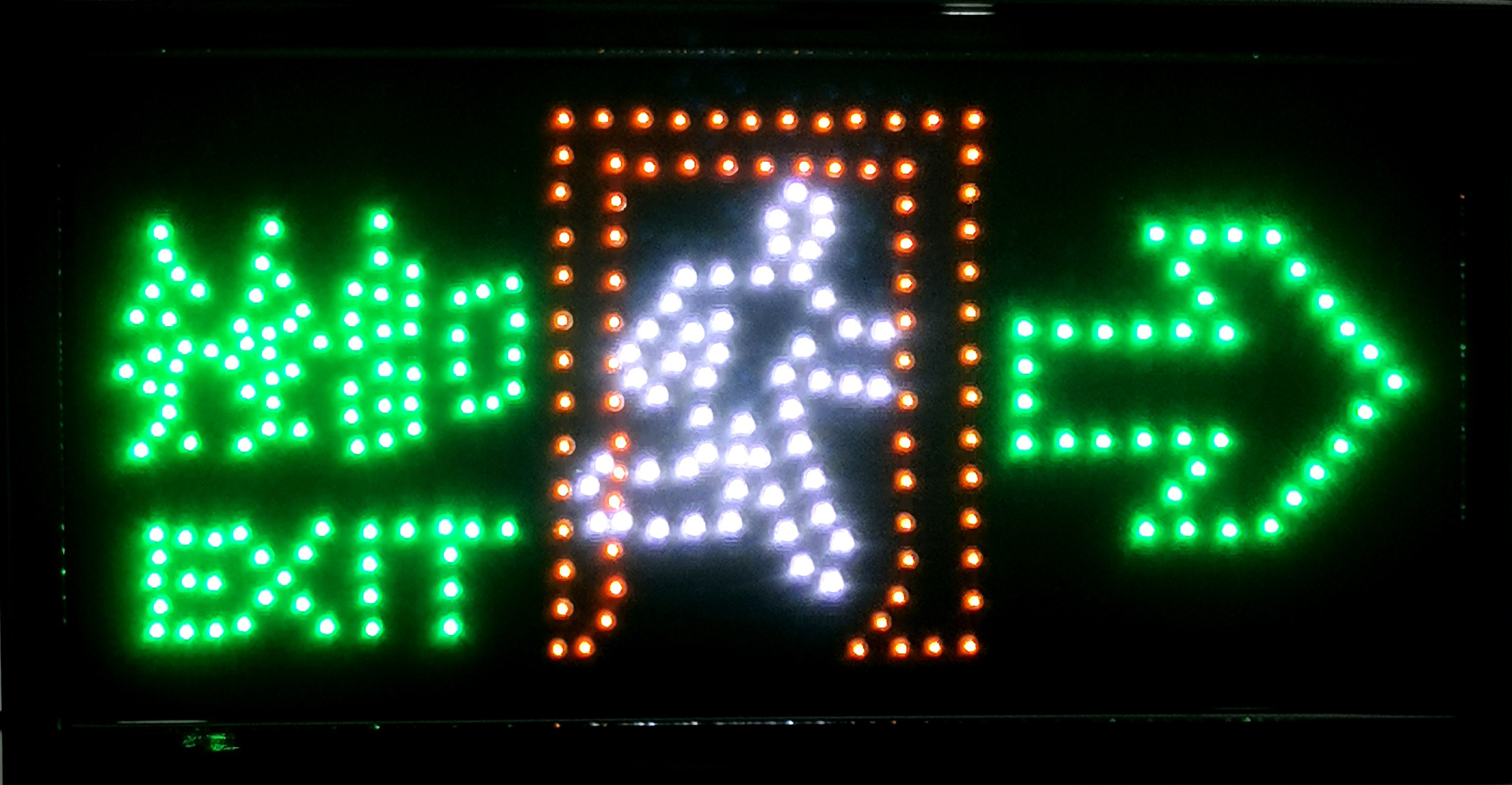 Advertising Flashing LED display signboard exit lighting signage | Lazada