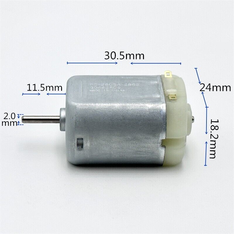 Mabuchi Fc-280sa-2865 Carbon Brush Electric Motor Dc 3v 6v 7.4v High ...