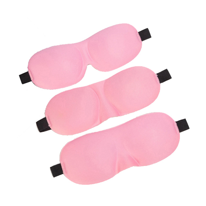 【Must-have】Pink Sleep Mask 3d Cotton Sleep Improve Aid Eye Mask For ...