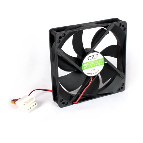 LED Light PC Computer CPU Cooling Cooler Case Fan 4Pin DC 12V 120mm P0 ...