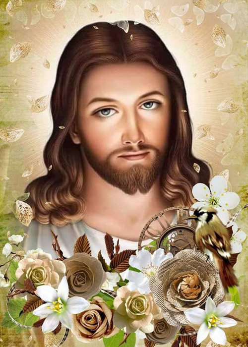 Lukisan Poster Cetak Jumbo Foto Tuhan Yesus Kristus Juru Selamant ...