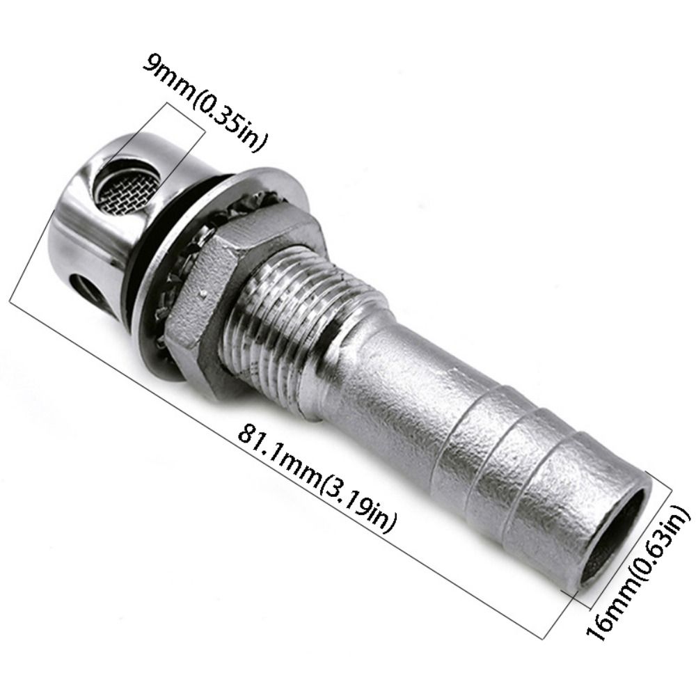 Boat Equipment Stainless Steel Fuel Vent Straight Air Vent Universal ...