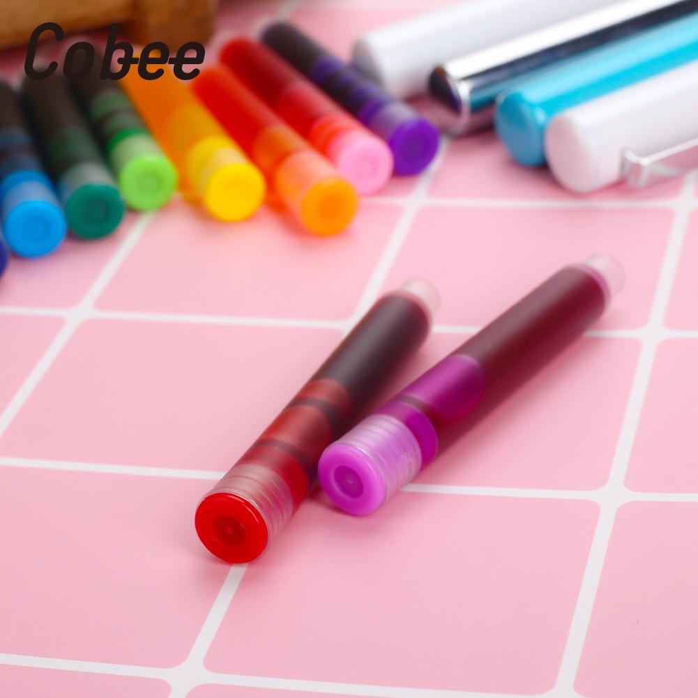 【Clay & Cloud】12PCS/Set Colourful Ink Sac Fountain Pen Ink Cartridges ...