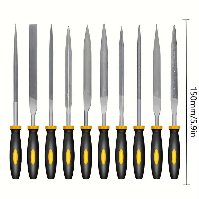 Premium Needle File Set - High-Carbon Steel Files with Non-Slip ...