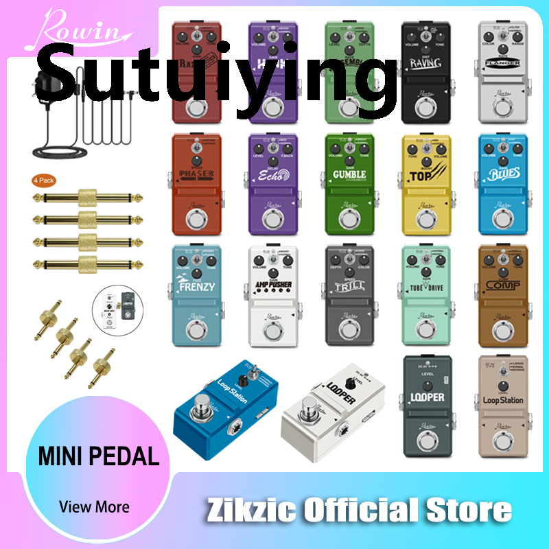 Sutuiying Rowin Guitar Effect Pedal Flanger Phaser Booster Fuzz Metal ...