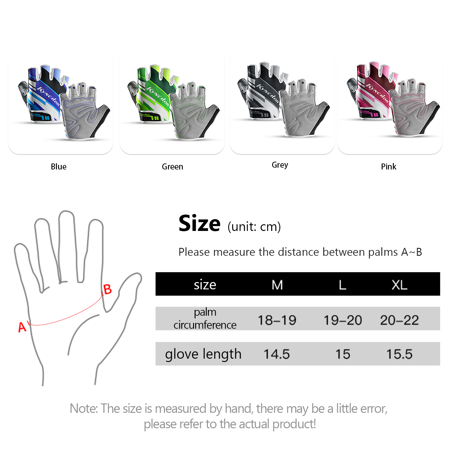 【TechGlobe】Cycling Gloves Sports Fitness Men And Women Breathable Non ...
