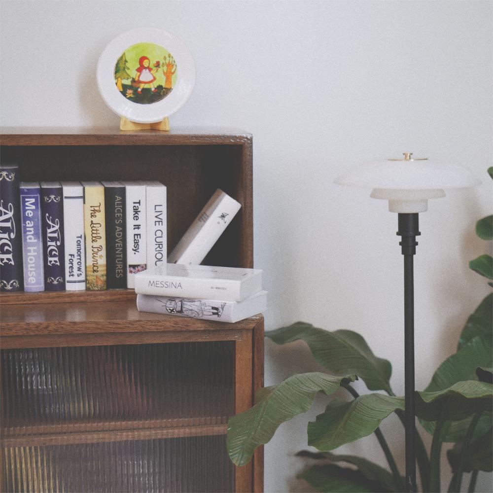 1: 12and1: 6doll House Mini Simulation Study Shelf Decoration Retro ...