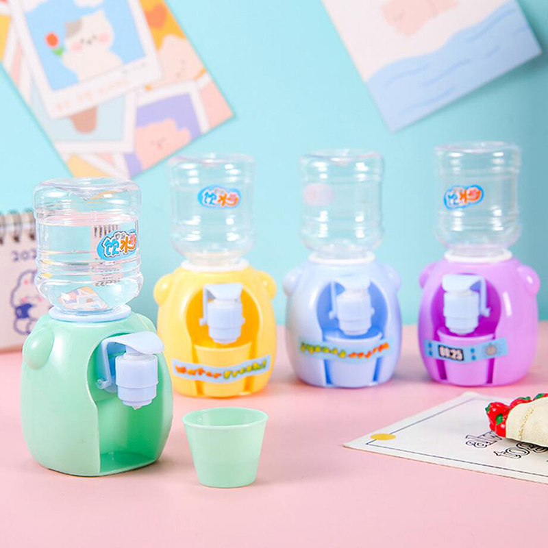 1 Set Cute Cartoon Mini Children Water Dispenser Toy Pretend Play ...