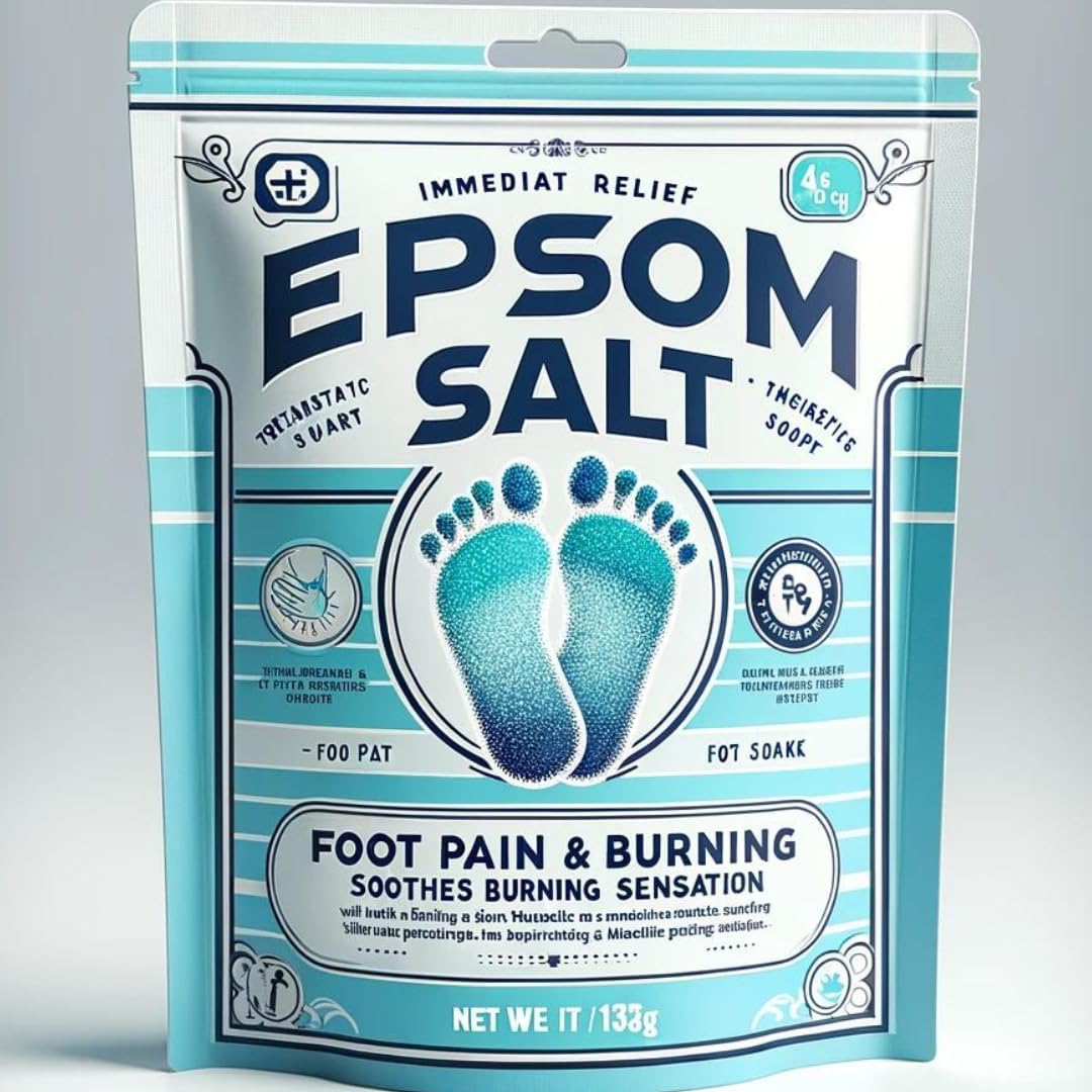 Epsom Salt 900 g for Pain Relief and Relaxation, Guaranteed Relief for ...