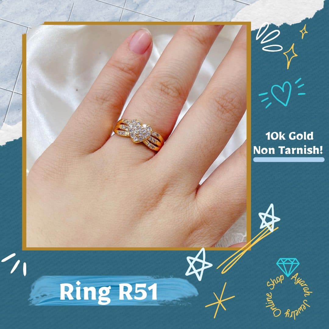 10k Gold Ring For Women (51) | Lazada PH